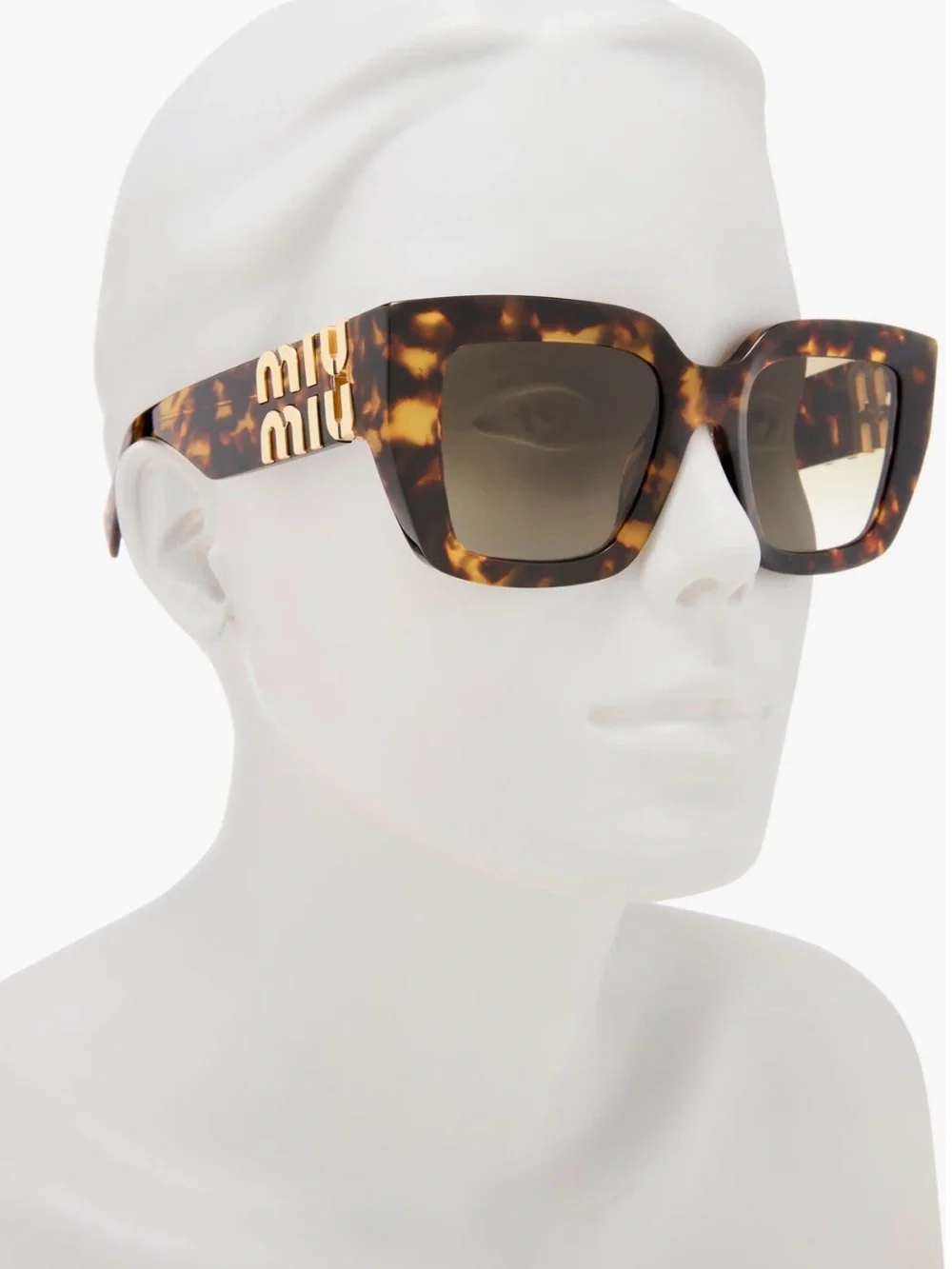 Miu Miu | Accessories | Miu Miu Tortoiseshell Square Sunglasses With ...
